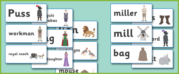 Puss in Boots Word Cards | Free Early Years & Primary Teaching ...