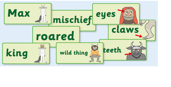 ‘Where The Wild Things Are’ Word Flashcards | Free Early Years ...