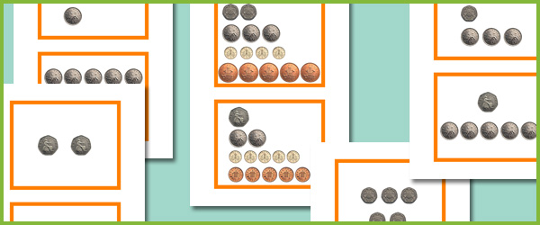 Early Learning Resources Coin Number Bonds - £1 - Free Early Years and ...