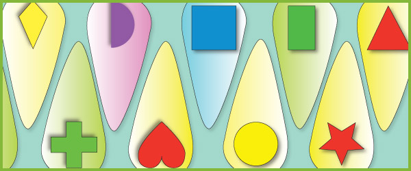 Early Learning Resources 2D Shape Fans