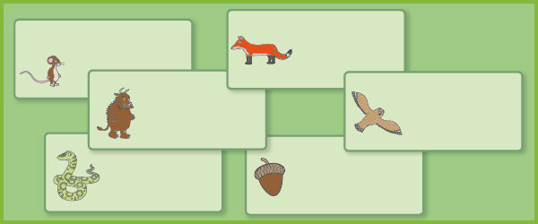 Early Learning Resources Editable Gruffalo Labels / Stickers