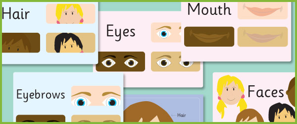 Early Learning Resources My Face A4 Posters (PSHE Resources)