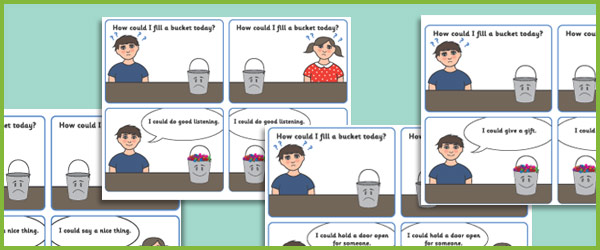 Early Learning Resources Have A Filled Your Bucket Today? Flashcards