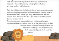 Sleeping Lions Activity Sheet