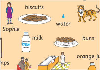 Early Learning Resourcess The-Tiger-who-came-for-Tea-word-mats-2