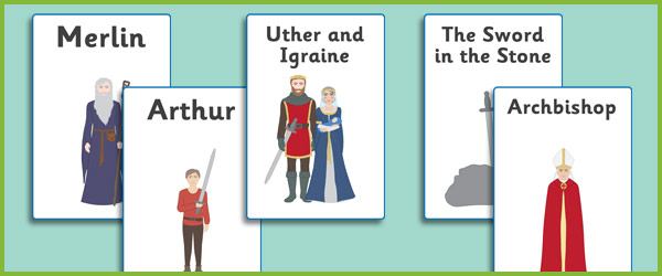 Early Learning Resources King Arthur Display Posters