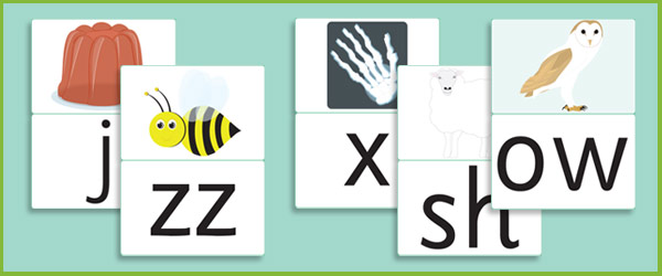 Early Learning Resources Phase 3: Mnemonic Word Cards