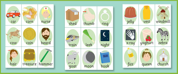 Early Learning Resources Phase 3: Noisy Letter Cards