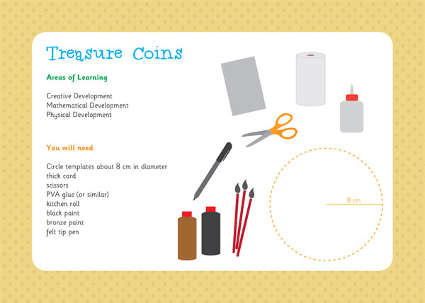 Early Learning Resources Treasure Coins Pirate Activity