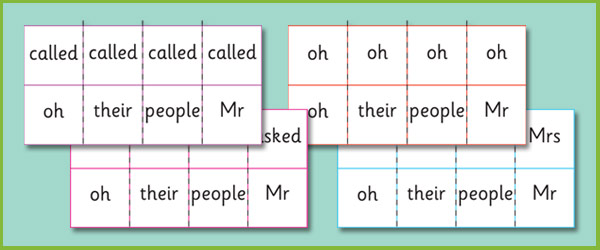 Early Learning Resources Phase 5 Tricky Words Dominoes