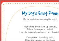 My Dog's First Poem | EYFS and KS1