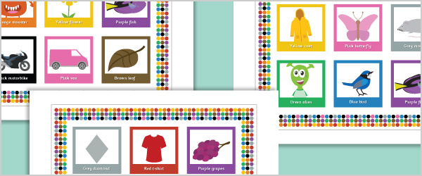 Early Learning Resources Colour Matching Bingo Game