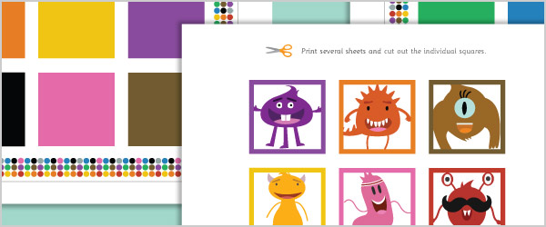 Early Learning Resources Monster Colour Matching Game