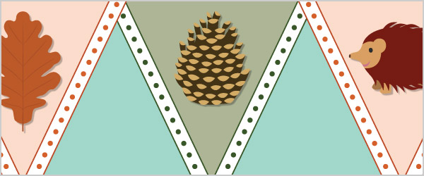 Early Learning Resources Autumn Bunting