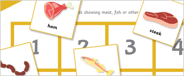 Early Learning Resources Food Group Sorting Game: ‘All About 8’