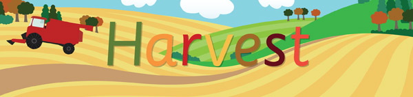 Large Harvest Display Poster / Banner | Free Early Years & Primary ...