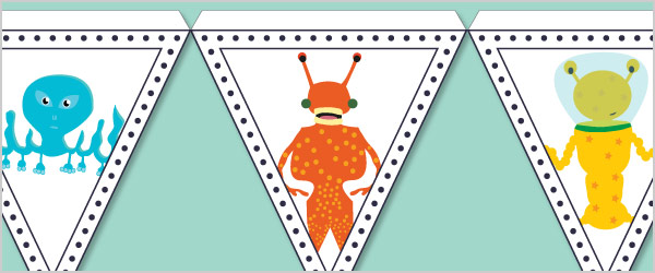 Early Learning Resources Alien Bunting