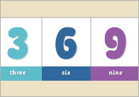 Counting in 3s Number Tracks