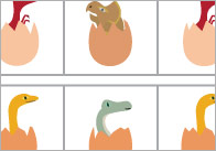 Dinosaur Egg Sequence and Patterns Worksheet