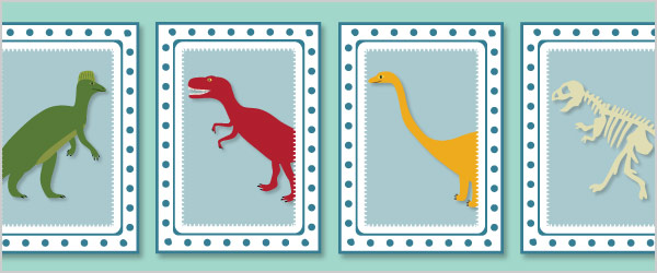 Early Learning Resources Dinosaur Snap Cards