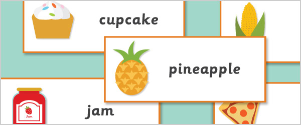 Early Learning Resources Food Topic Cards