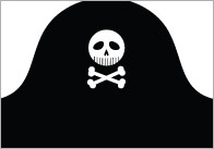 Pirate Hat Template