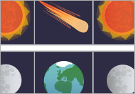 Space Complete the Pattern Worksheets
