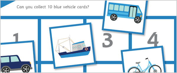 Early Learning Resources Vehicle Maths Game – All About 10