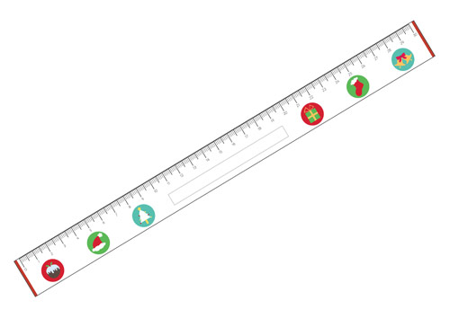 Early Learning Resources Christmas Printable Rulers