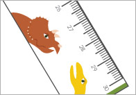Dinosaur Printable Rulers