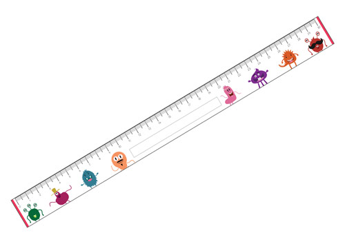 Early Learning Resources Monsters Printable Rulers
