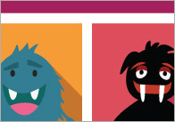 Monsters Editable Poster