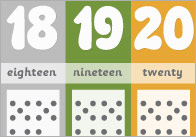 Number Track 0-20 Banner