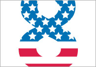 USA Flag Display Numbers