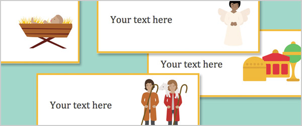 Early Learning Resources Nativity Editable Labels