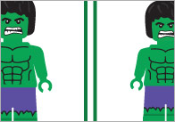 Superhero Size Sorting Game