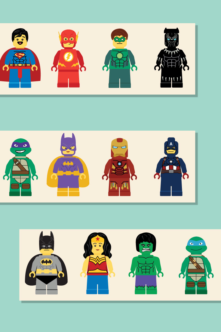 Superhero Display Border