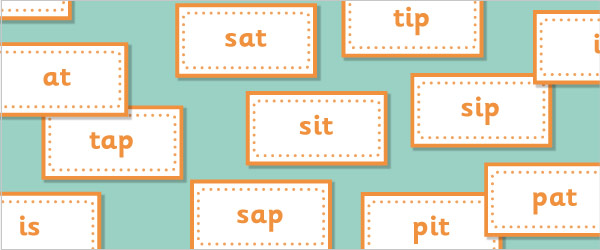 Early Learning Resources Phase 2 - Word Cards For Practising Reading ...