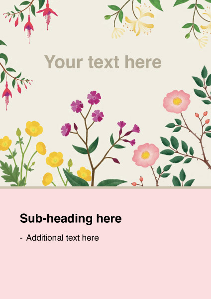 Early Learning Resources Summer Flower Editable Poster - Free Early ...