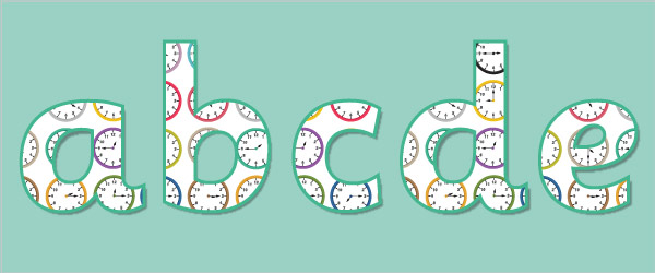 Early Learning Resources Clock Display Letters & Numbers - Free Early ...