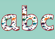 Printable Dinosaur Display Letters & Numbers - Printable Early Years ...