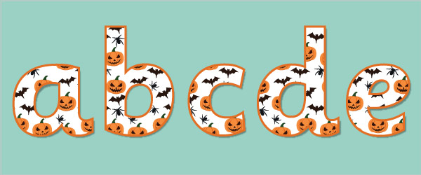 Early Learning Resources Printable Halloween Display Letters & Numbers ...