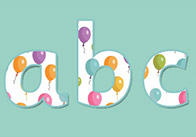 Printable Party Balloon Display Letters & Numbers - Printable Early ...