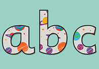 Space / Planet Display Letters & Numbers - Printable Early Years ...
