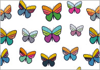 Printable Butterfly Repeating Pattern - Printable Early Years Resources ...