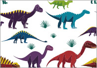 Printable Dinosaur Repeating Pattern - Printable Early Years Resources ...