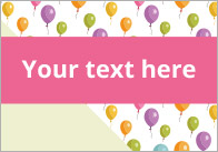 Party Balloon Editable Poster - Printable Early Years Resources (EYFS ...