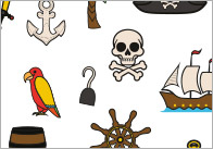 Printable Pirate Repeating Pattern - Printable Early Years Resources ...