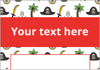 Pirate Editable Poster - Printable Early Years Resources (EYFS & KS1 ...