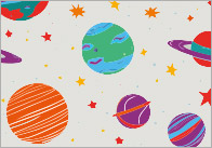 Space Repeating Pattern - Printable Early Years Resources (EYFS & KS1 ...